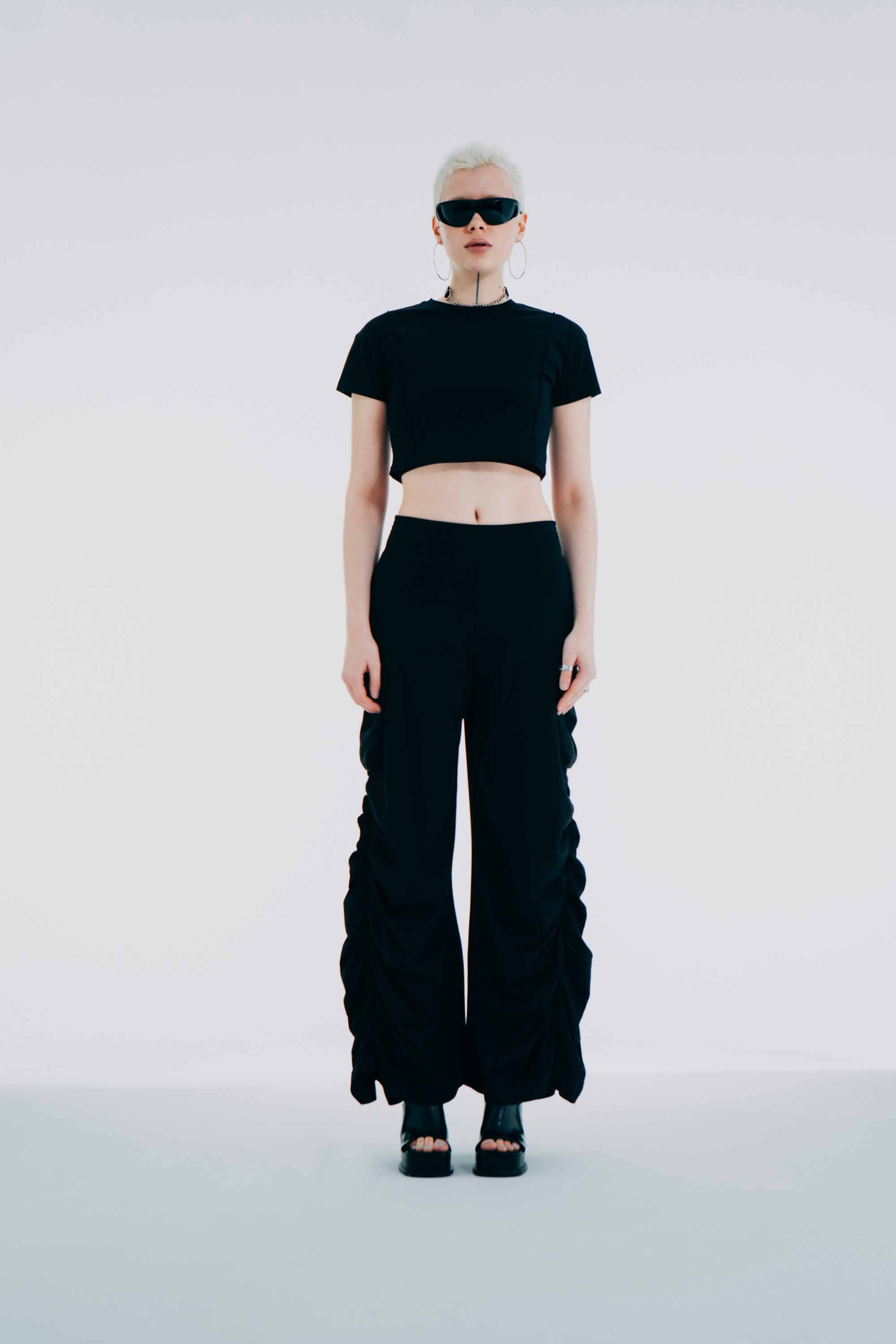 Curtain Cargo Pants Black – The Clothing Lounge